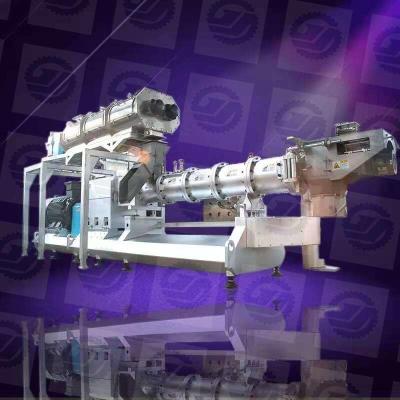 China 10tph Fish Feed Production Line Twin Screw Extruder Fish Pellet Making Machine for sale