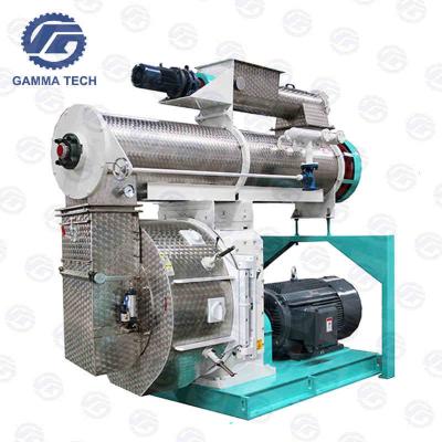 China 12tph 2mm 3mm Ring Die Pellet Machine Floating Fish Feed Making for sale