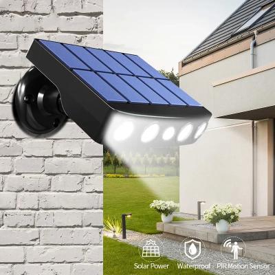 Cina 14x11x3cm Lampade esterne impermeabili a energia solare IP65 Sensore solare Luci PC+ABS 4pcs LED 4W 5V 300ma in vendita