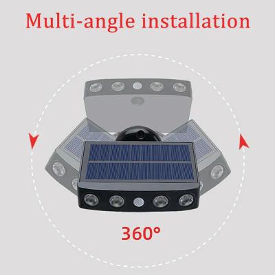 Cina 14x11x3cm Lampade esterne impermeabili a energia solare IP65 Sensore solare Luci PC+ABS 4pcs LED 4W 5V 300ma in vendita
