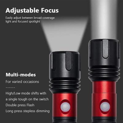 China High Power Cree LED Torch Light XPG3 6W 18650 Battery 34x146mm 130g for sale