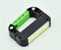 China Battery Powered Handheld Rechargeable Work Light Mini 180lm Waterproof Stand Hook Red Warning for sale