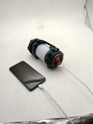 China 8.8x8.2x16.7cm 380g 2 In 1 LED Camping Lantern ABS Rechargeable Battery Lantern for sale