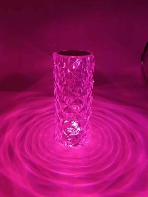 Cina Rose RGB Battery Operated Baby Table Lamp 3.7V 1200mA With Remote Control in vendita
