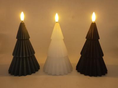 Cina Halloween Wax Pinecone LED Gift Light 3pk 9.4*9.4*15(18)Cm  2AA Battery in vendita