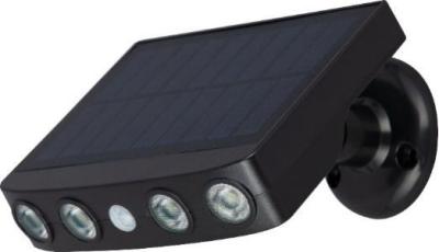 Cina 14x11x3cm Lampade esterne impermeabili a energia solare IP65 Sensore solare Luci PC+ABS 4pcs LED 4W 5V 300ma in vendita