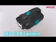 Neutral White LED COB Lantern 4100K ABS Plastic With 4AA Battery