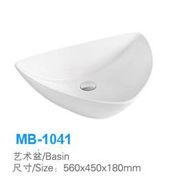 China Above Counter Ceramic Triangle Wash Sinks MB-1041 for sale