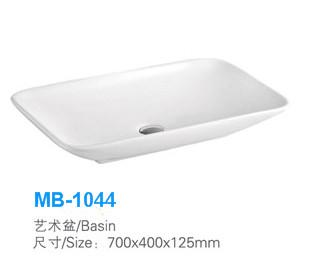 China Ceramic Sink Cabinet Sink Long Rectangular Sink MB-1044 for sale
