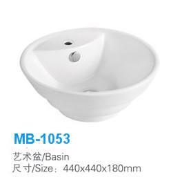 China Decorative Sink Bowl Ceramic Sink Countertop Bowl MB-1053 for sale
