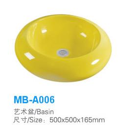 China Popular ecuropean cloakroom wash basin MB-A006 for sale