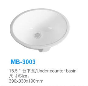 China Ceramic under counter water sink MB-3003 for sale