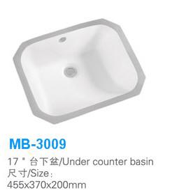 China Rectangular Under Counter Basin Sinks MB-3009 for sale