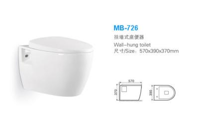 China Kadelg Ceramic wall mounted toilet  MB-726 for sale