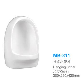 China Special applicant Siphon Flushing Ceramic Material Hand Flushing Urinal M311 for sale