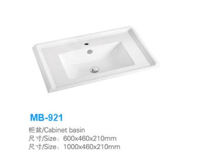 China Bathroom Vanity Ceramic Cabinet Basin MB-921 for sale