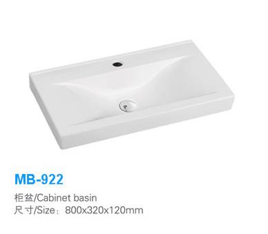 China Modern Bathroom Vanity Sink Ceramic Wash Sink Sanitary Ware Sink MB-922 for sale