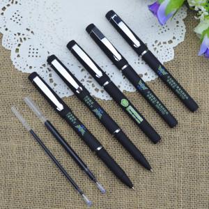 China Gel pen,Promotional gel-ink pen with cap,black rubber gel-ink pen with screen touch pen for sale