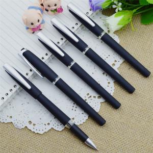 China Gel pen,Promotional gel-ink pen with cap,black rubber gel-ink pen with eraser for sale