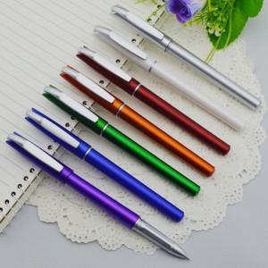 China Gel pen,Promotional gel-ink pen with cap,black rubber gel-ink pen for sale