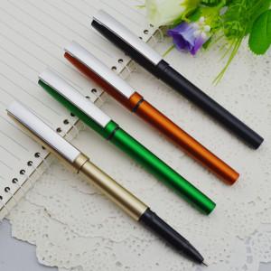 China Gel pen,Promotional gel-ink pen with cap,black rubber gel-ink pen for sale