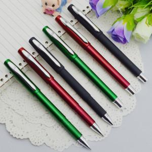 China Gel pen,Promotional gel-ink pen with cap,black rubber gel-ink pen for sale