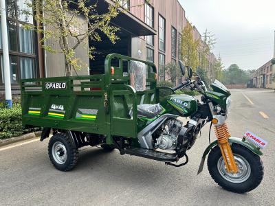 China Durable 3 Wheel Motorcycle with Front And Rear Drum Brake and Open Body Type for sale