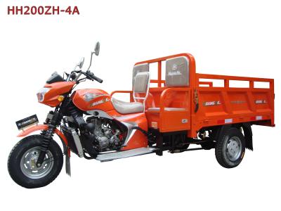 Cina Il carraio arancio/tre di 200cc 250cc tre spinge il motociclo del carico con il tetto del carico in vendita
