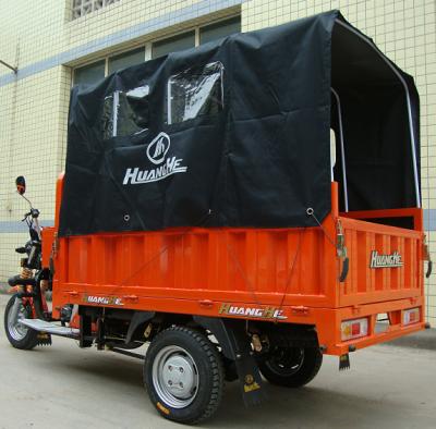 Cina consegna Van del triciclo del carico 200CC con la copertura di tela posteriore per le aree di pioggia all'aperto in vendita