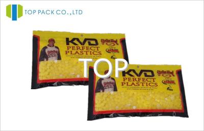 中国 黄色い MOPP/VMPET/PE のミニチュア Ziplock は食糧 Grage 80mic を袋に入れます 販売のため