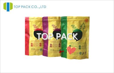 Cina La carta kraft naturale di Brown Sta sul sacchetto per rivestimento opaco di Mopp dello spuntino in vendita