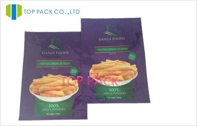 Cina Il lato tre ha saldato a caldo il tipo l'imballaggio stampato abitudine per le patate fritte congelate in vendita
