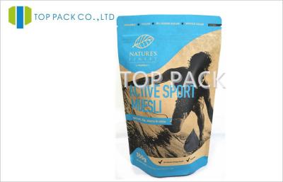 Cina la carta kraft Su ordinazione della stampa 500g sta sulla chiusura lampo sana risigillabile dell'alimento del sacchetto in vendita