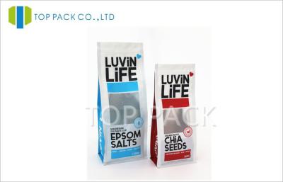 Cina Stia i sacchetti laminati su stampati, borsa di imballaggio per alimenti della chiusura lampo con la finestra in vendita