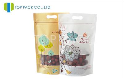 中国 ホイルの resealable 袋の食糧のために包む明確な窓ホイルを立てて下さい 販売のため