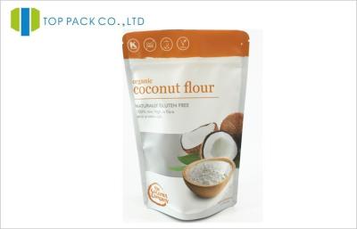 China Tribune van de de Bloemfolie van de druk resealable Cacao op Zakken met Duidelijk Venster Te koop