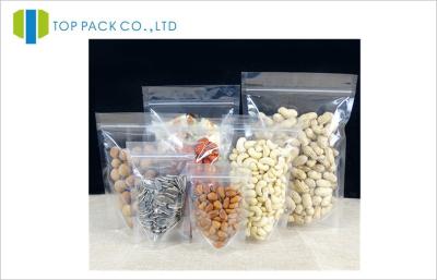 中国 カスタマイズされた透明なジッパーは食品包装のための袋を立てます 販売のため