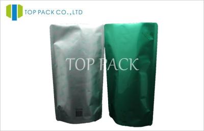 China Gravure Printed Stand Up Bags , Toner Packaging 500g Heat Seal Aluminum Foil Bags for sale