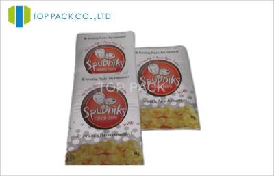 China Hot Sealed Aluminum Foil Bags , Potato Chips aluminium foil pouches for sale