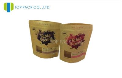Cina La carta kraft di Pinting di 7 colori sta sul sacchetto che imballa con la finestra dei pp chiaramente in vendita