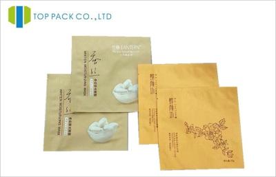 Cina La prova laminata due della luce stampata maschera del di alluminio delle borse labbro/del Facial strappa le tacche in vendita