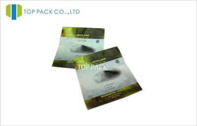 China Zipper Resealable Aluminum Foil bags Bottom Open Glossy Finished for sale