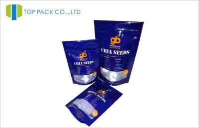 Cina La chiara parte anteriore della finestra sta sul  di alluminio del sacchetto laminato per il seme di Chai in vendita