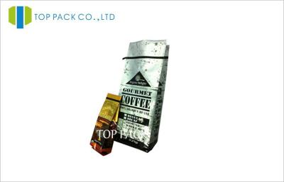 China Tin Tie Coffee Packaging Pouches , Side Gusset ziplock storage bags for sale