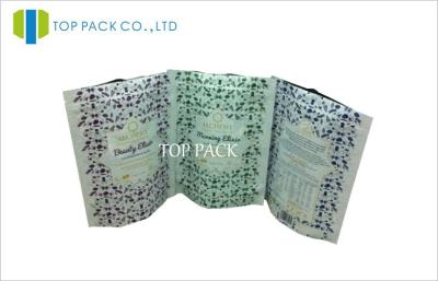 Cina Sacchetti laminati stampati stagnola verde di Alumimum con la chiusura lampo allineata per la polvere dell'alimento in vendita