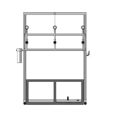 중국 45 ° Watering Test UL Rain Test Apparatus 4 Spray Heads 판매용