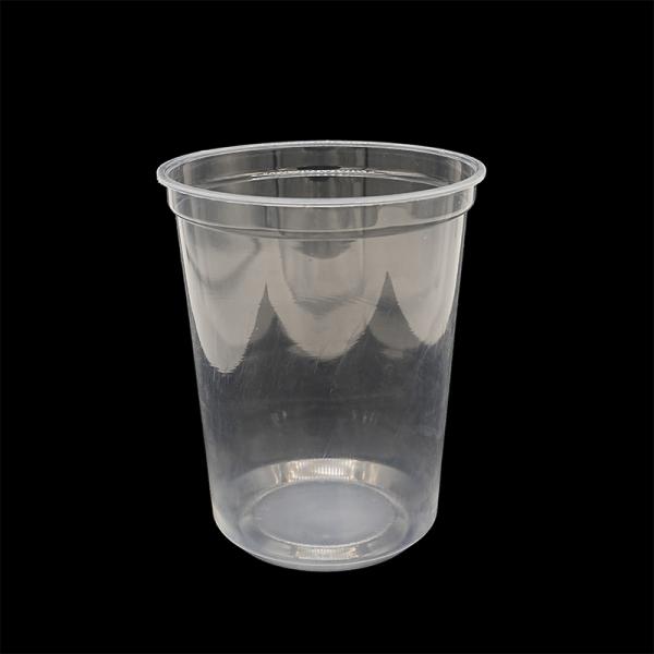 Quality Leak Proof Stackable Transparent PP Deli Container Plastic Cup for Hot Cold Drinks for sale