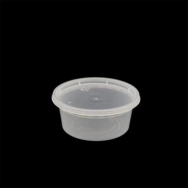Quality Transparent PP Plastic Container Food Grade Soup Cups Leak Proof For Takeout Packaging for sale