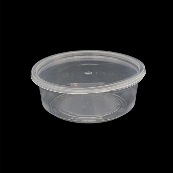 Quality 8 Inch Eco Friendly PP Deli Container Transparent Blister Bowl For Small Takeout Meals for sale