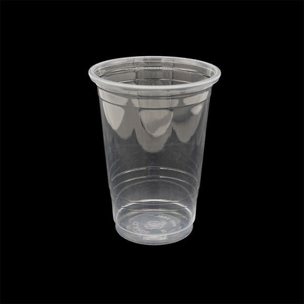 Quality OEM Logo Lightweight Clear PP Disposable Cup Plastic Glass For Hot And Cold Beverages for sale
